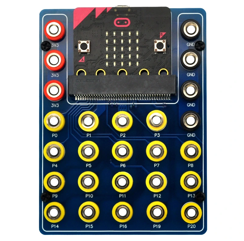 Banana Socket GPIO Breakout Board for Micro:bit Microbit