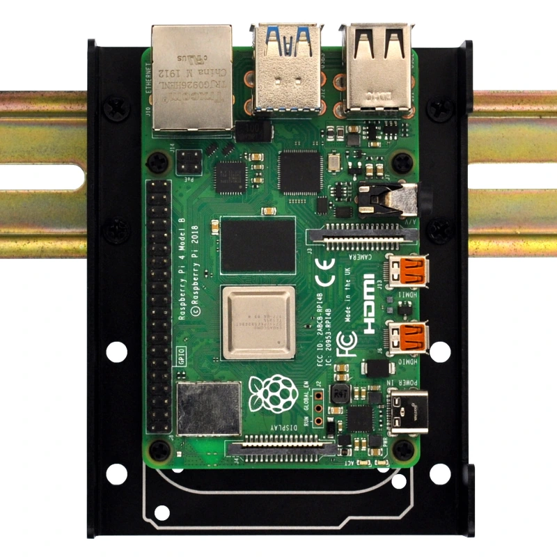 Din Rail Mount Bracket For Raspberry Pi Arduino Uno Mega Mkr Beaglebone