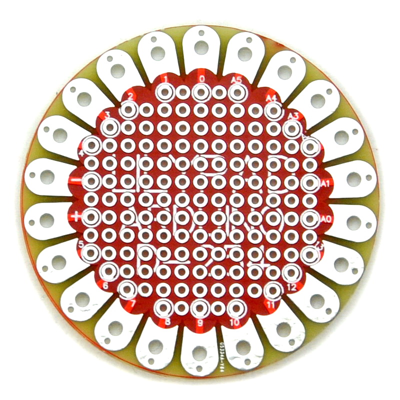 Prototype PCB for LilyPad Arduino Shield Board DIY.