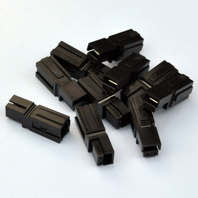 Powerpole PP15-45 Standard Black Housing, Compatible with Anderson 1327-G6.