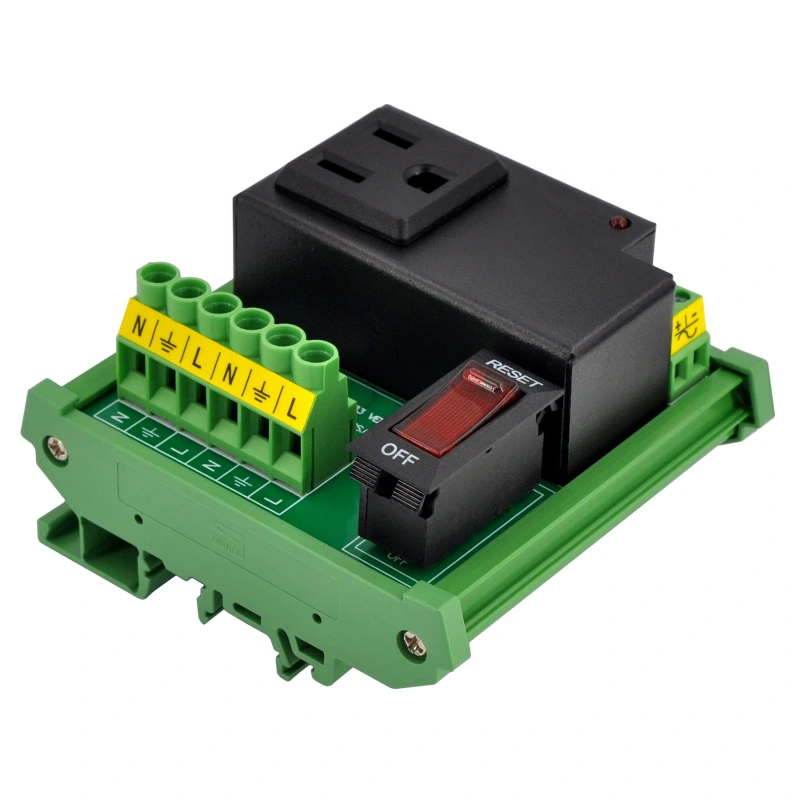 AC Power 1 Channel IoT Relay Outlet Module, DIN Rail or Screw Mounting