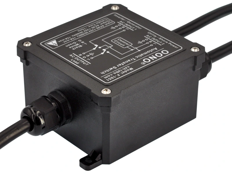 Automatic Transfer Switch, AC120V 15A IEC320 C14 C13, ATS Auto Transfer ...