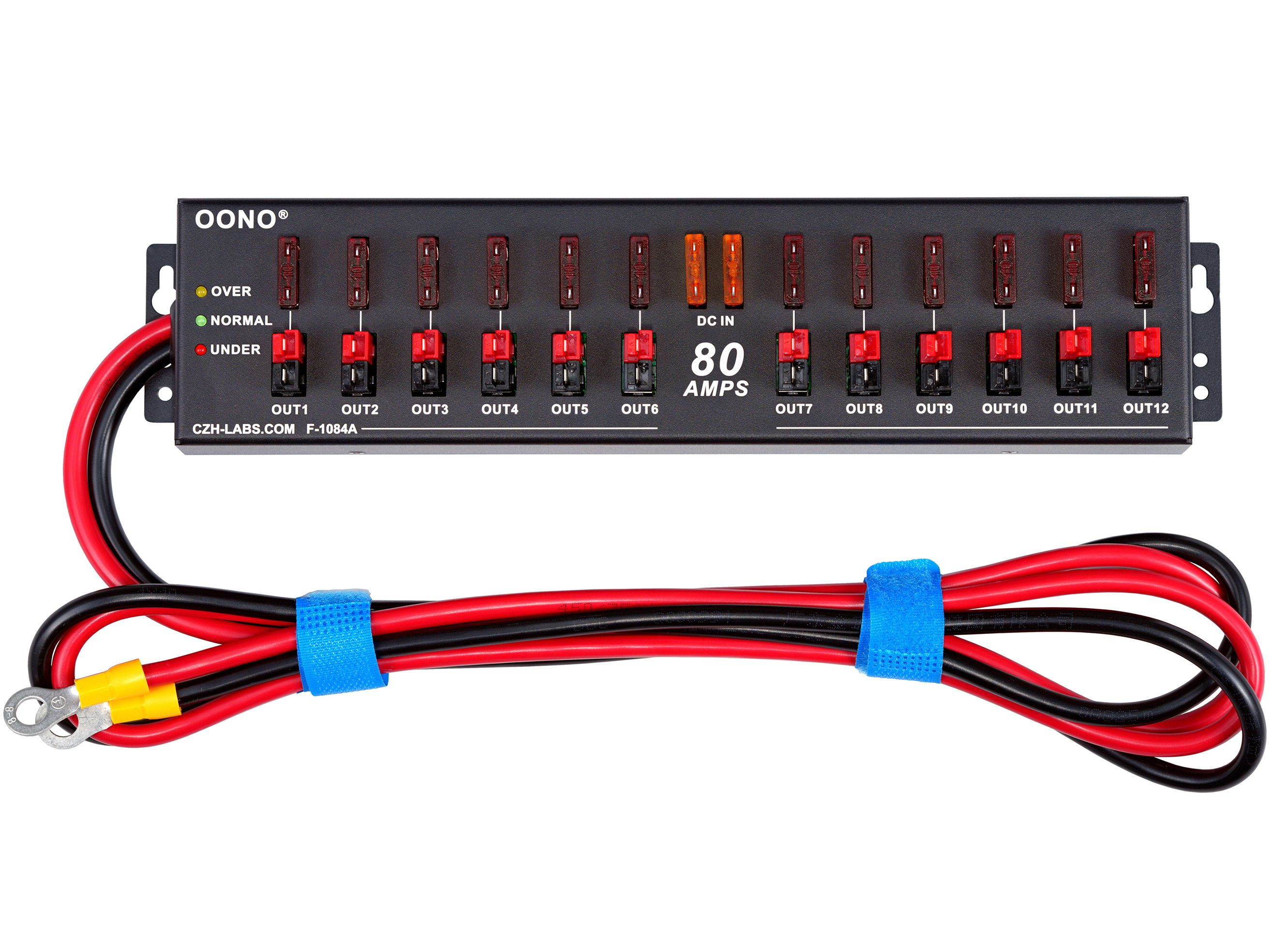 Wired 12 Port Powerpole DC Power Splitter Distribution Module, with ...