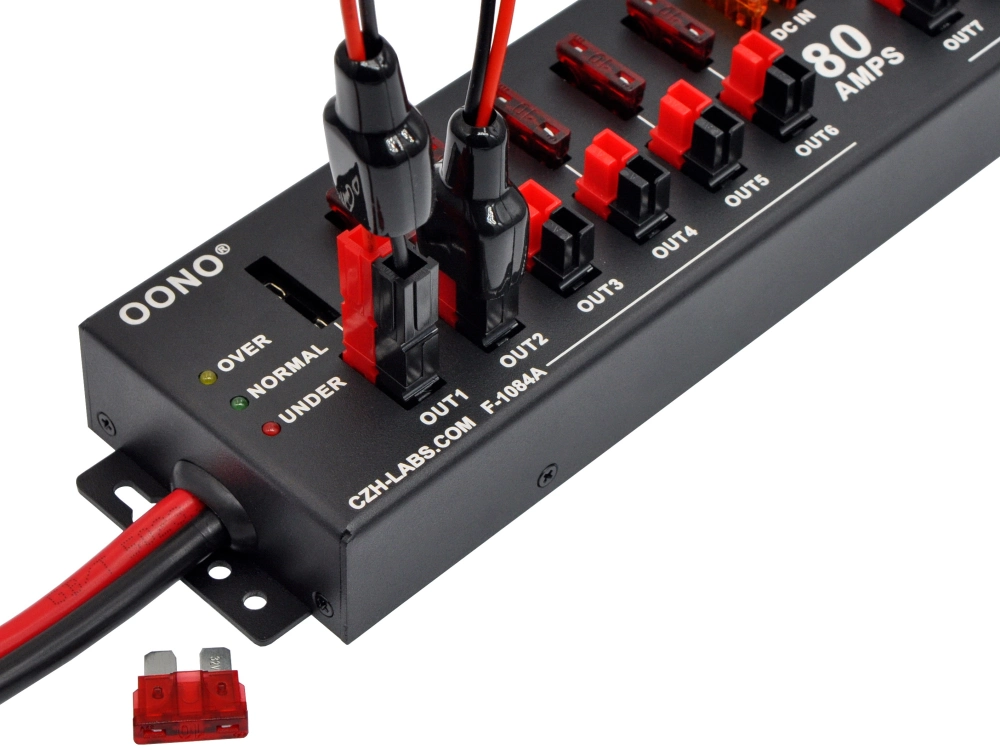Wired 12 Port Powerpole DC Power Splitter Distribution Module, with ...