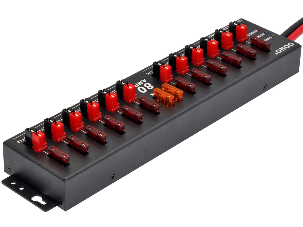 Wired 12 Port Powerpole DC Power Splitter Distribution Module, with ...