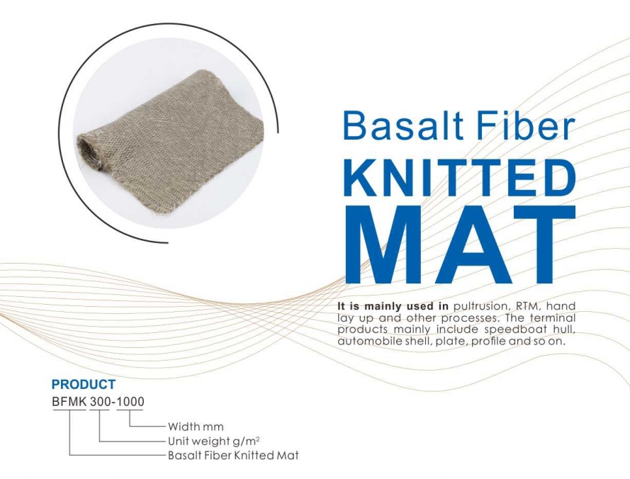 basalt fiber knitted mat,Basalt cloth,Basalt Nonwoven