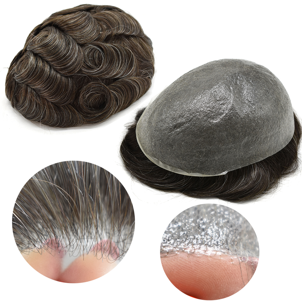 Lace vs Skin Mens Toupee