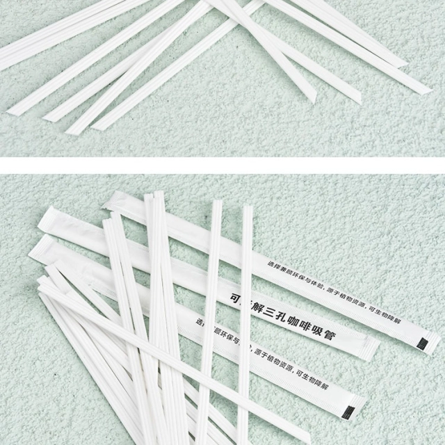 Hot drink straw