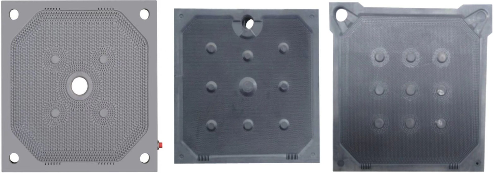 Complete list of filter plates for filter presses