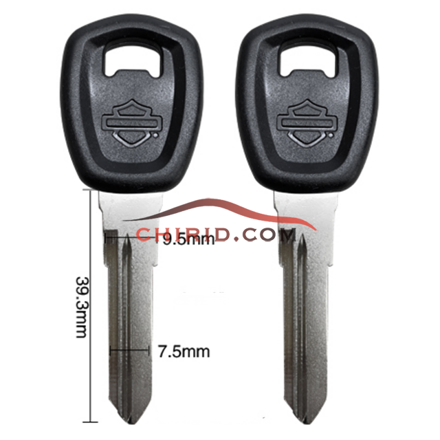 Harley motorcycle key shell with right blade, please choose which color ...