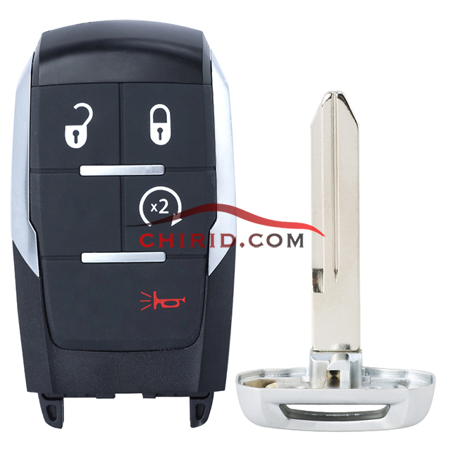 Chrysler 3+1 button key shell