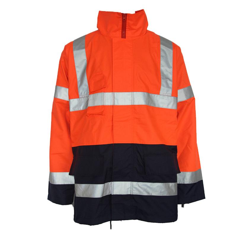 Men's Hi Vis Softshell Safety Jacket Reflective