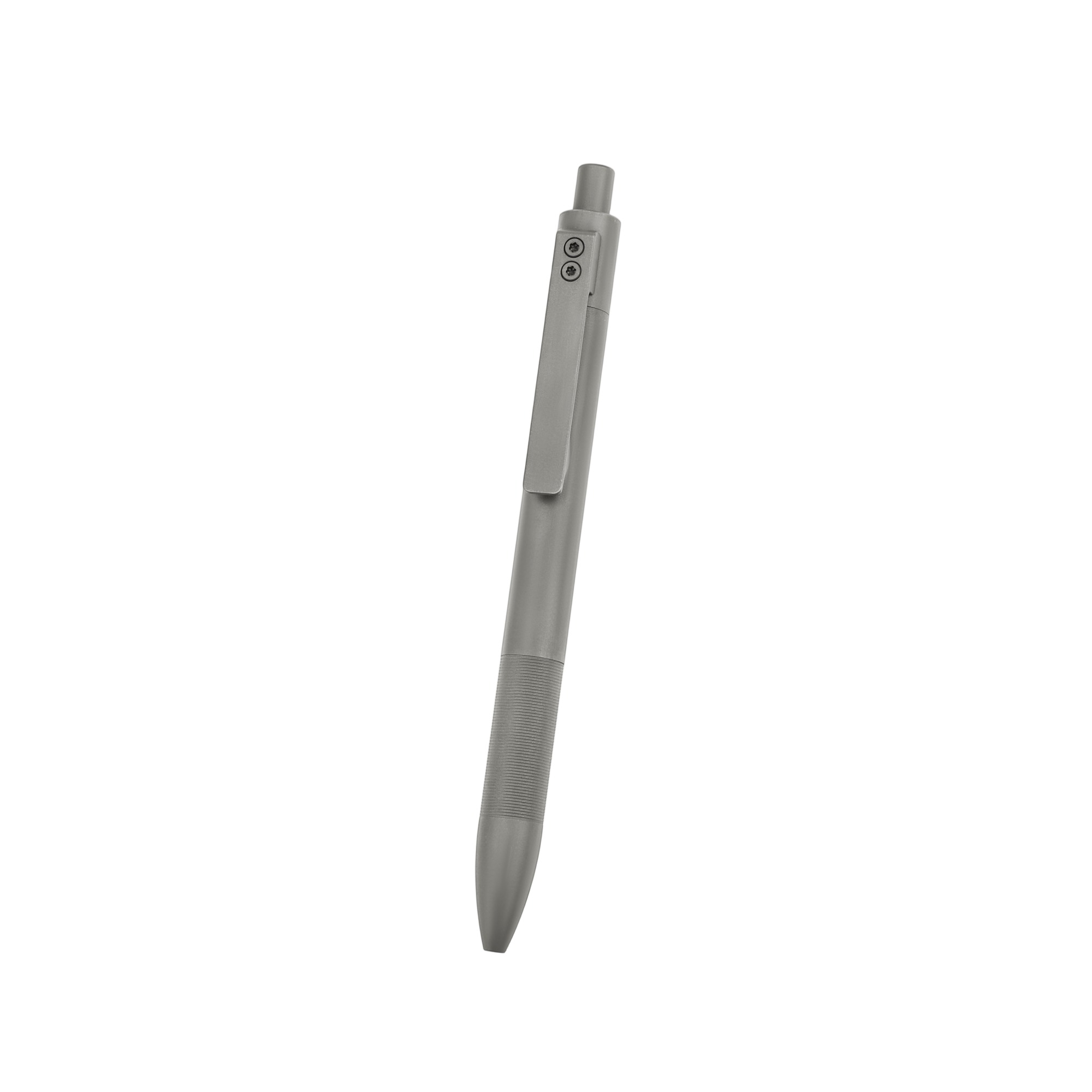 Titanium Alloy Slim Click EDC Pen Push Pen Clip to Retract Refill ...