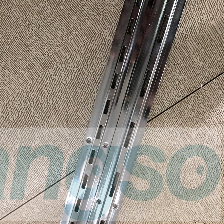 Metal AA column shelfstandardsatin /upright post for hanging brackets ...