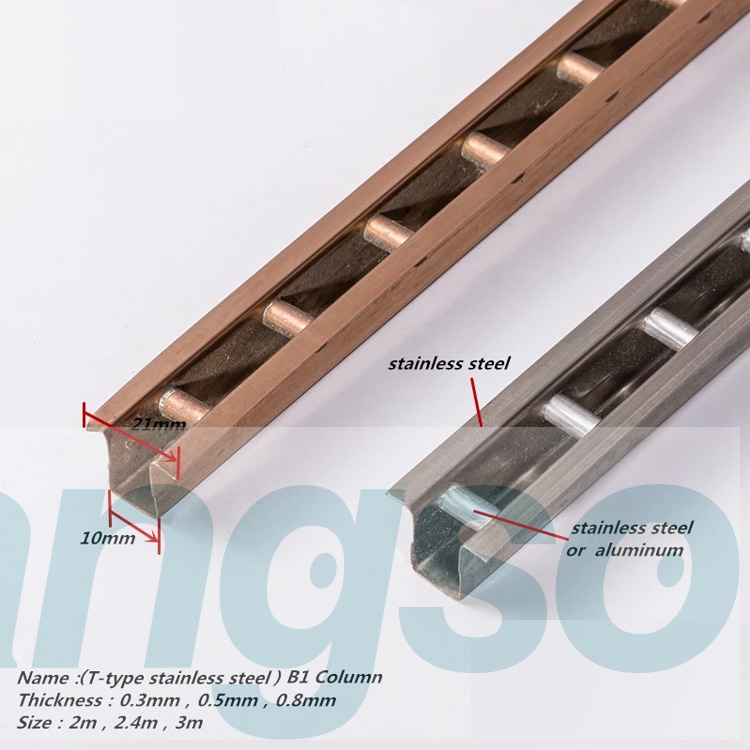 Metal AA column shelfstandardsatin /upright post for hanging brackets ...
