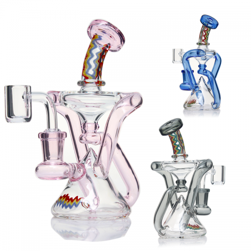 Phoenix Star 8 Inches Recycler Dab Rig with Insert Perc