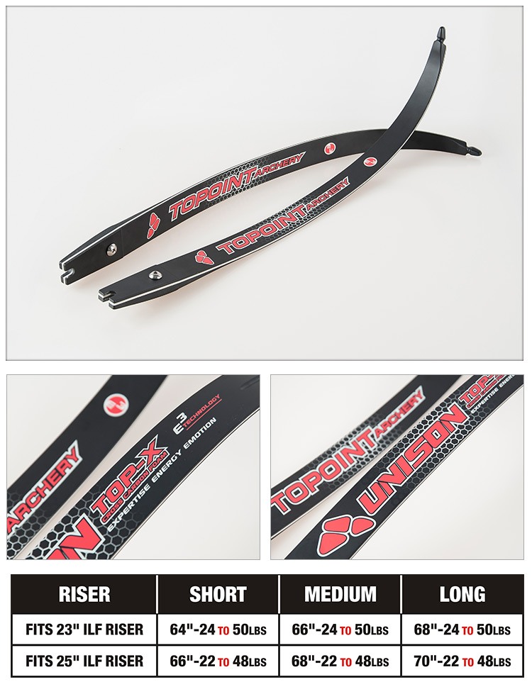 Recurve Bow Limbs-Unison