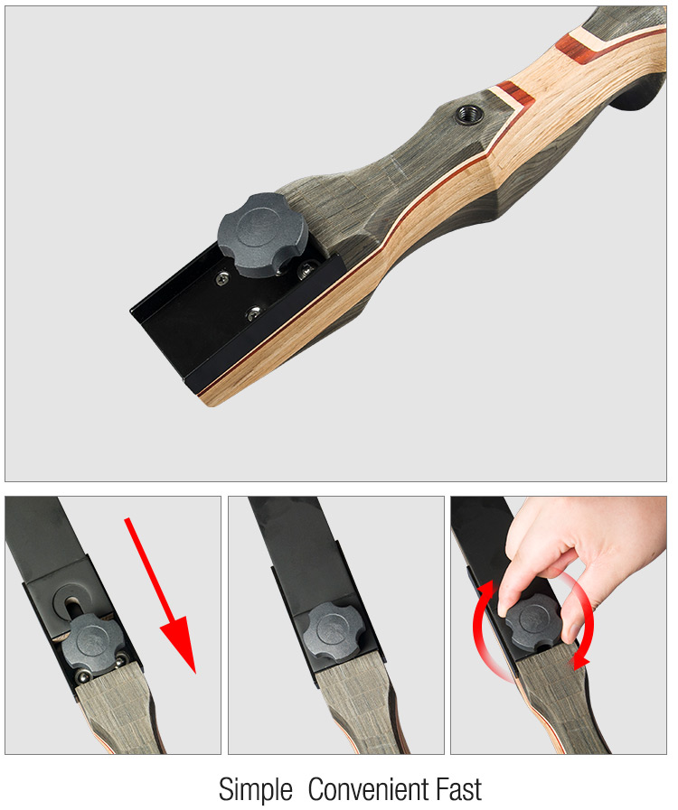 TOPOINT ARCHERY 62" Takedown Recurve Bow Archery for Hunting Targeting ...