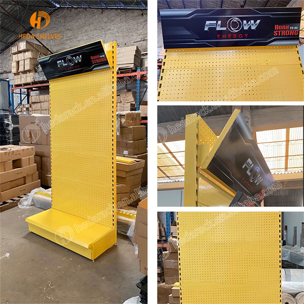 Customized metal power tool air tool hardware tool display rack shelf ...