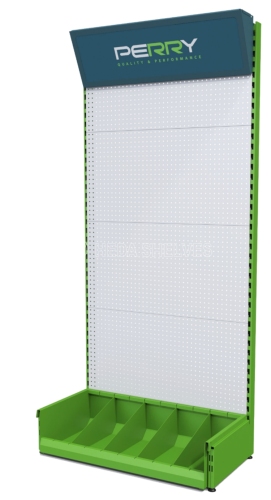 Preforated Tool Display Stand, Supermarket Equipment