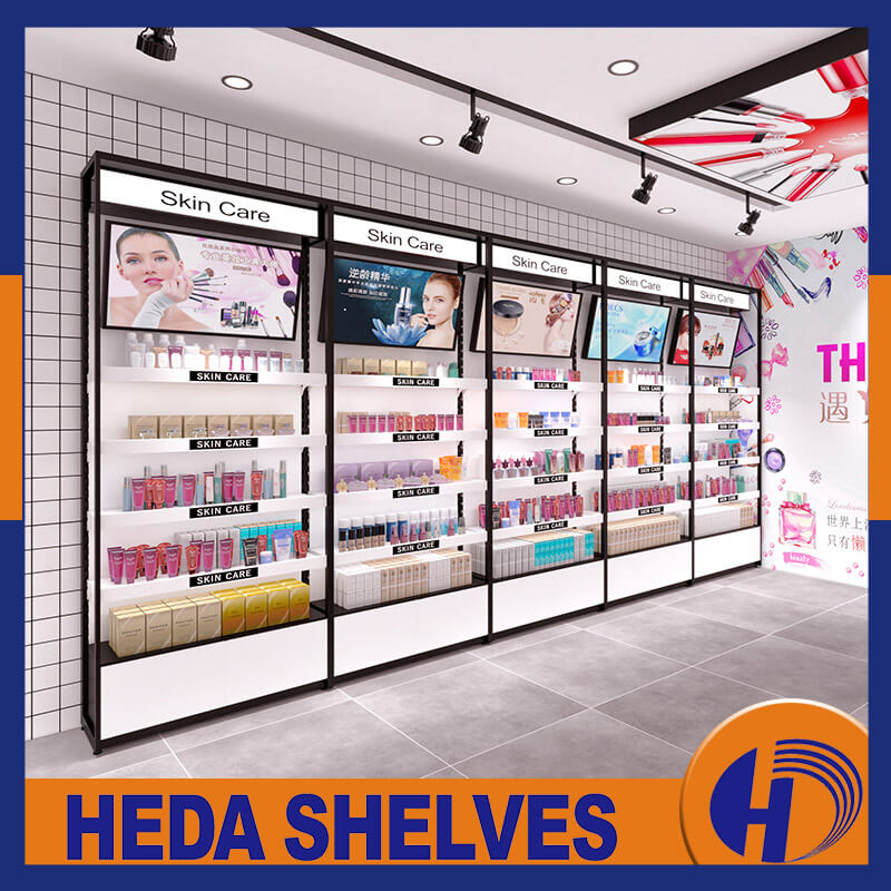 Heda Shelves-Wall Makeup Display Stand for Cosmetic Products | Heda Shelves