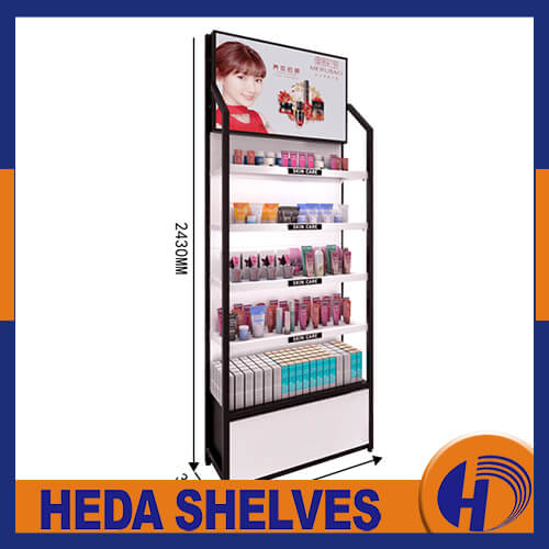 Heda Shelves-Wall Makeup Display Stand for Cosmetic Products | Heda Shelves