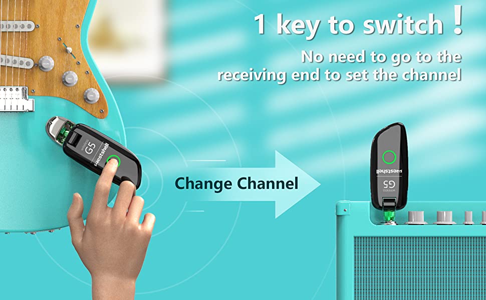 SWIFF WS-50 wireless guitar system