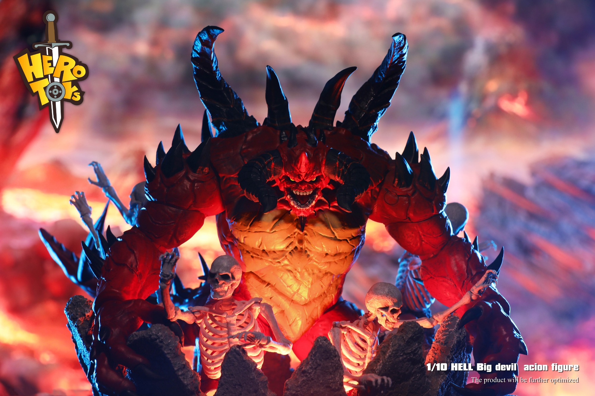 Diablo action figure 1/10 scale big devil