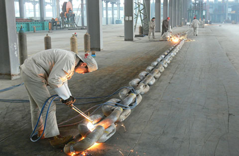 Studless Chain - Offshore Mooring Chain | Boomarine