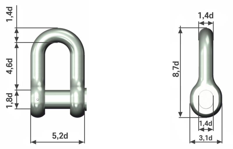 End Shackle - Anchor Chain Connecting Fittings | Boomarine
