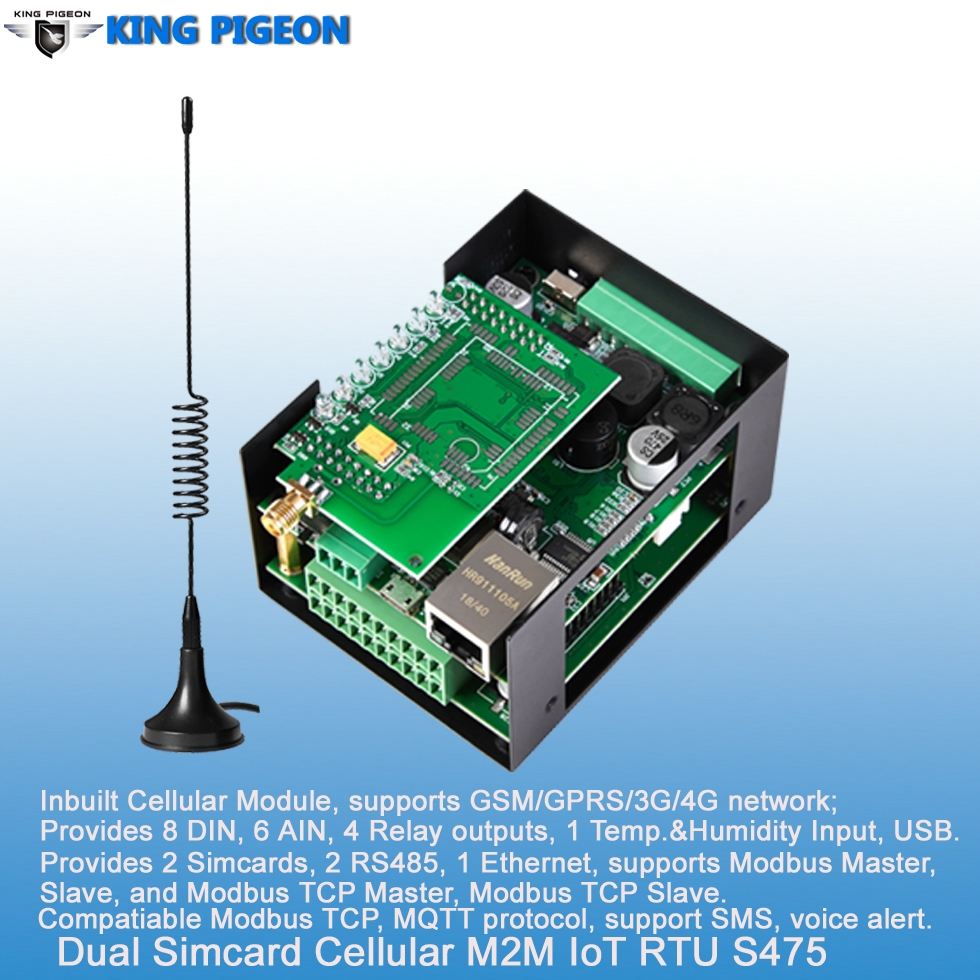 King Pigeon-Cellular RTU, M2M, GSM RTU, 4G RTU, SMS RTU, Remote ...