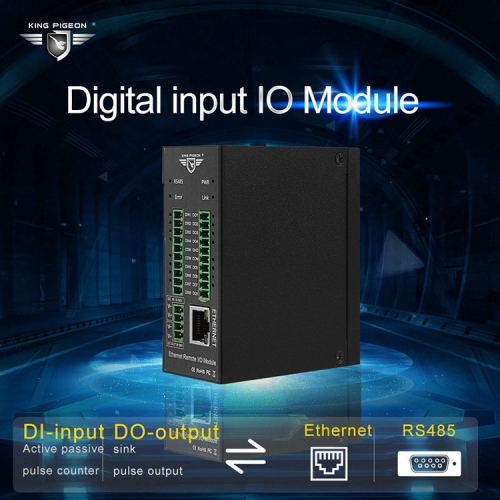 Modbus MQTT Ethernet Remote IO Module(8DIN+8AIN+8DO,High speed pulse ...