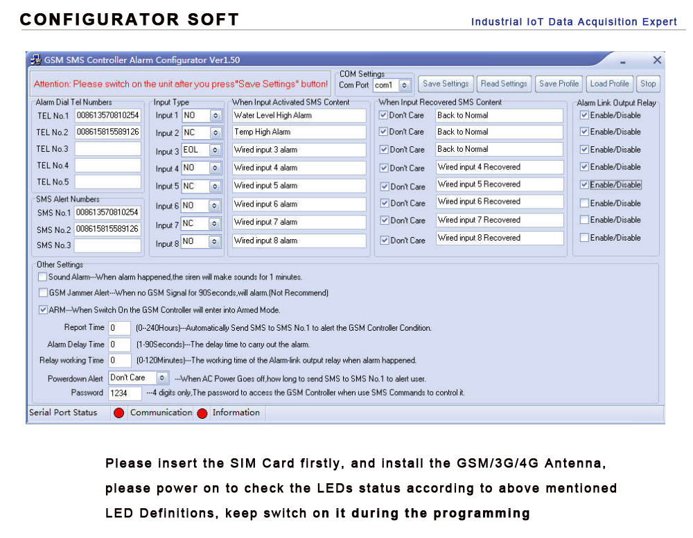 King Pigeon-SMS RTU Controller S150