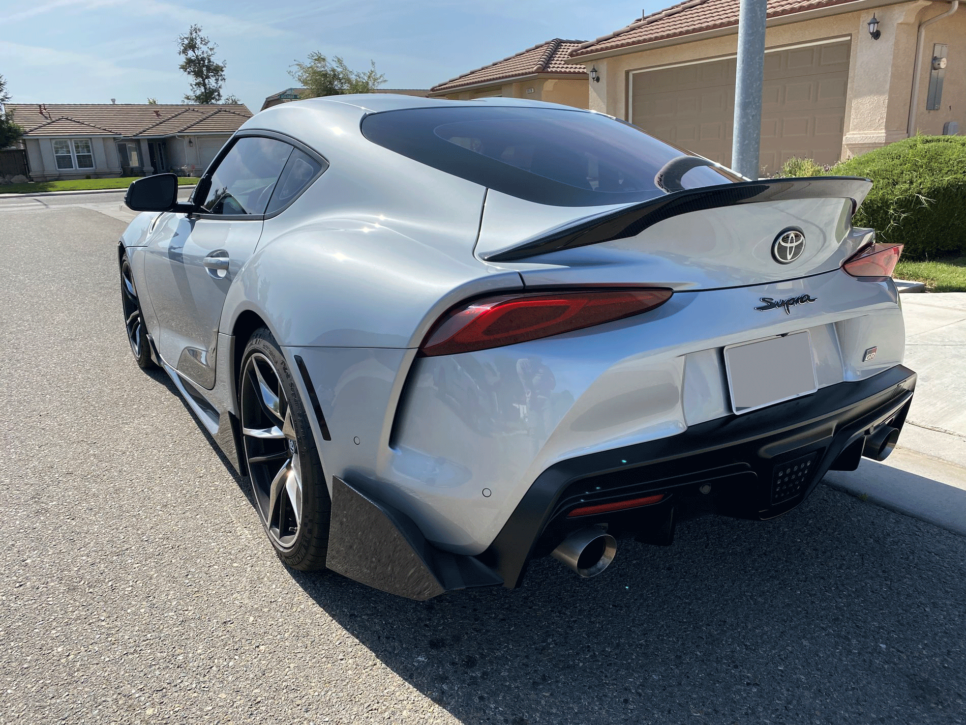 TRD STYLE CARBON FIBER TRUNK WING FOR TOYOTA SUPRA A90 2019 2021 CARBON TRD STYLE CARBON FIBER TRUNK WING FOR TOYOTA SUPRA A90 2019 2021 CARBON