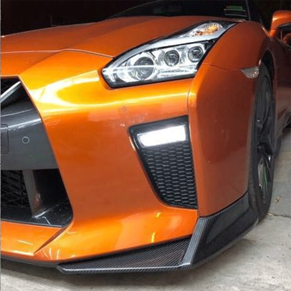 CARBON FIBER FRONT BUMPER SPLITTER FOR NISSAN R35 GTR 2017-2019,CARBON ...