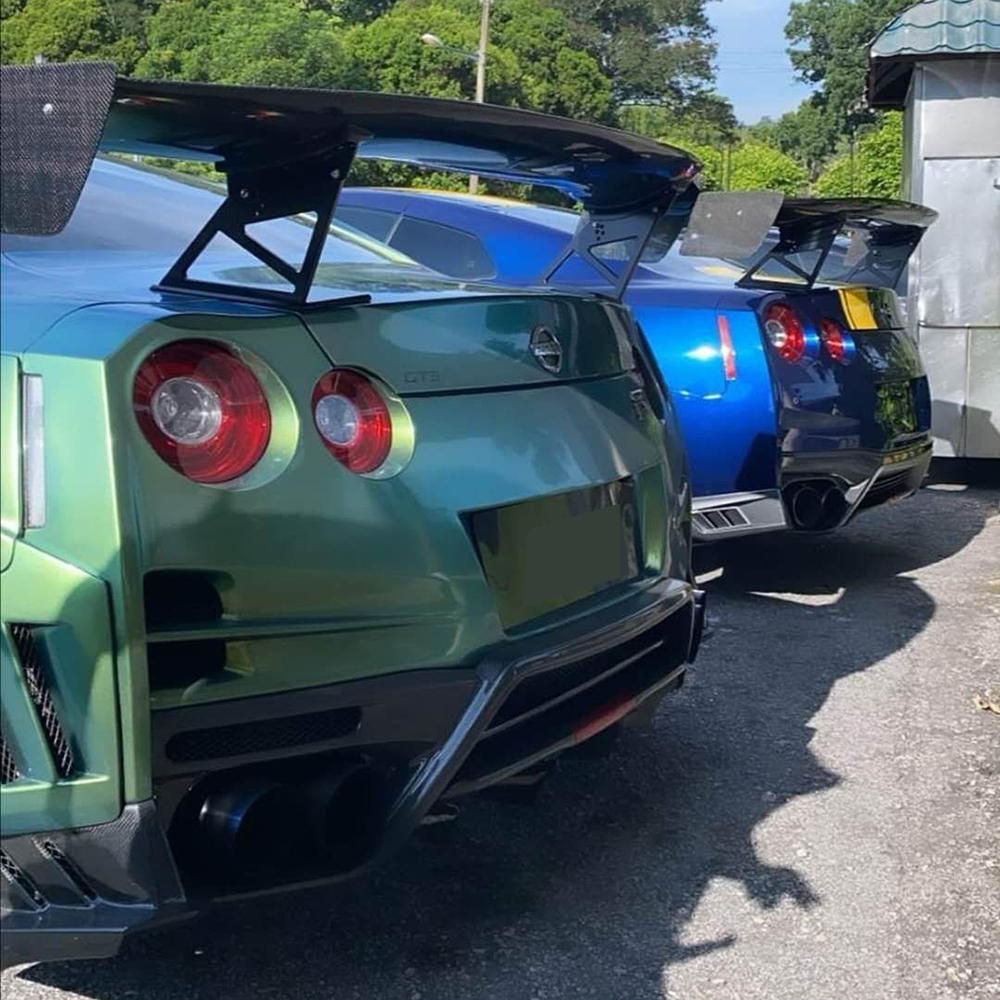 APR-Style Carbon Fiber Spoiler For Nissan R35 GTR 2008-2019,CARBON ...