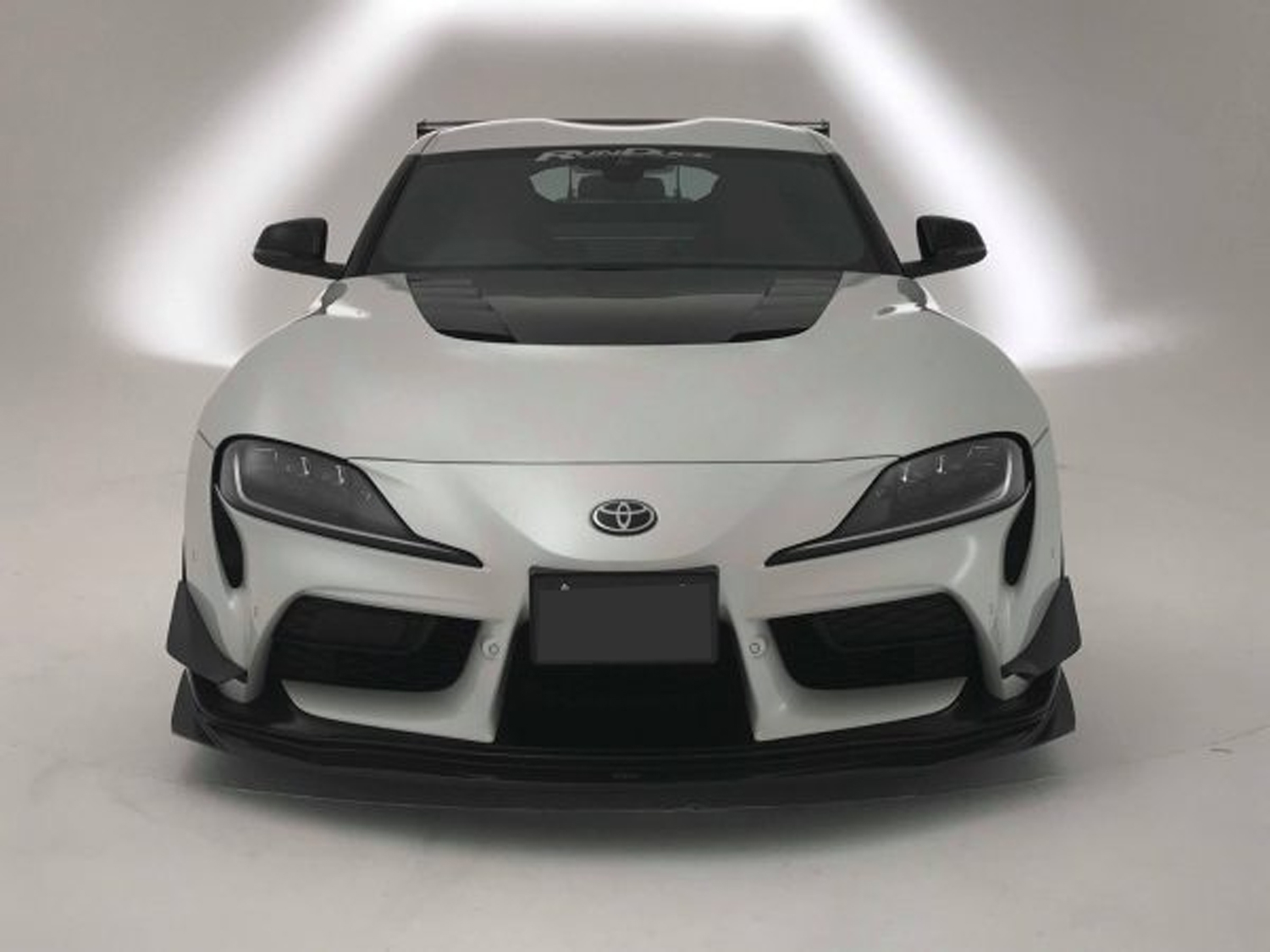 varis style carbon fiber cfrp front bumper canards for toyota supra a90 ...