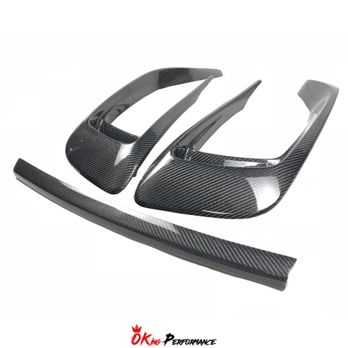 Mansory-Style Dry Carbon Fiber Front Grill Trim For Maserati Levante ...