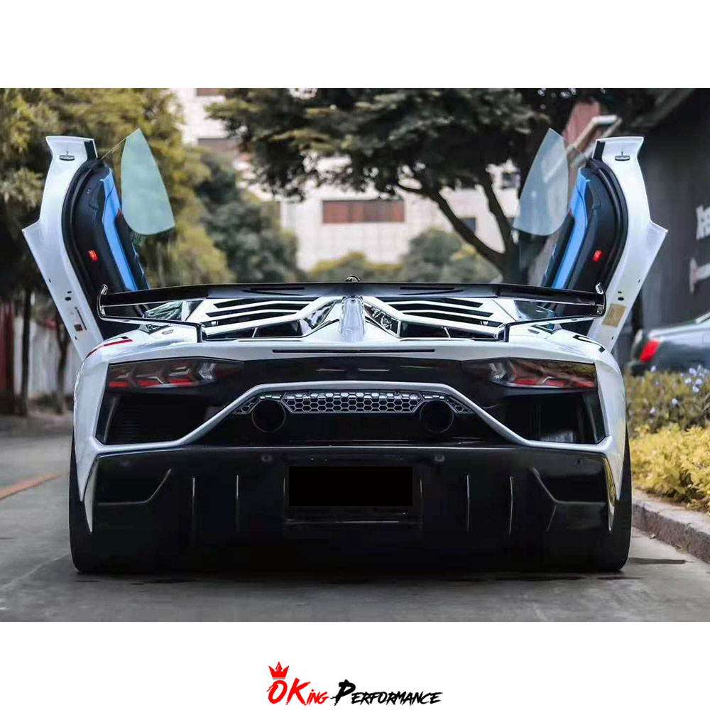 svj style forged dry carbon fiber body kit for aventador lp700 4 lp720 ...