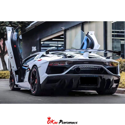 svj style forged dry carbon fiber body kit for aventador lp700 4 lp720 ...