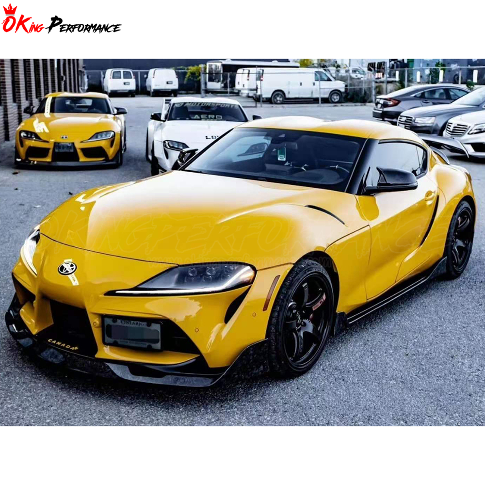 Aimgain Style Forged Carbon Fiber Front Lip For Toyota Supra A90 Gr Aimgain Style Forged Carbon Fiber Front Lip For Toyota Supra A90 Gr
