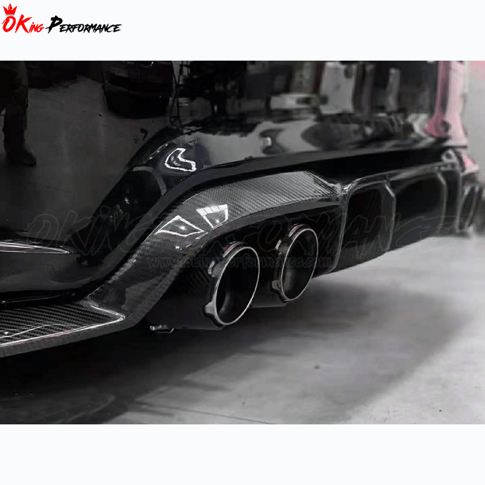 vorsteiner style dry carbon fiber rear diffuser for bmw f87 m2 m2c 2016 ...
