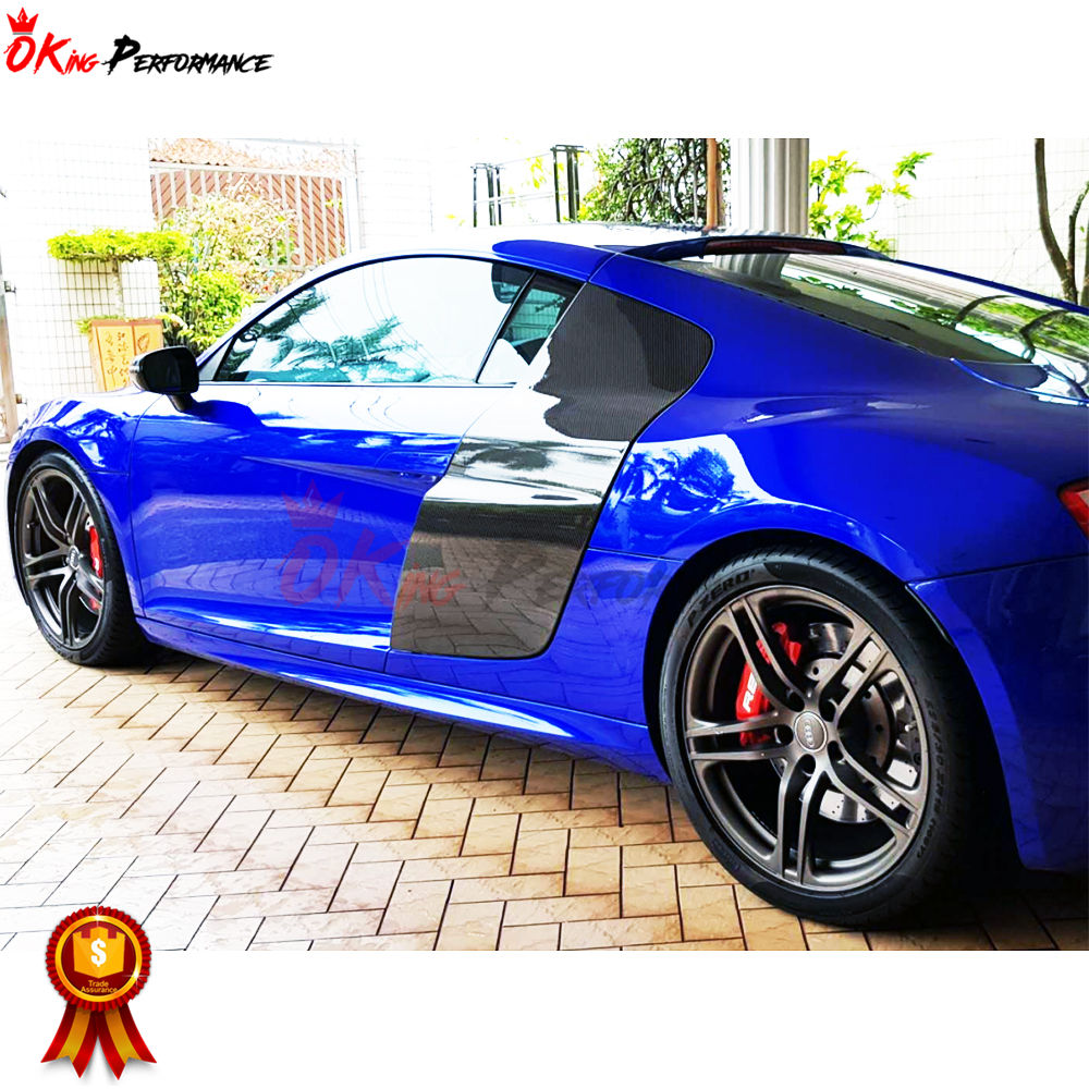 Forged Carbon Fiber (CFRP) Side Blade Door Panel For Audi R8 V10 2008-2013