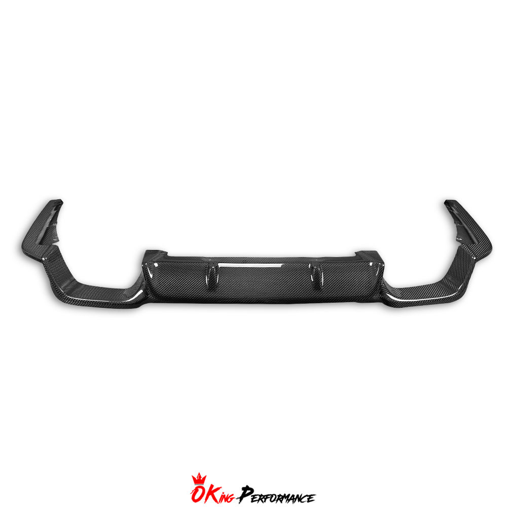 3D Style Dry Carbon Fiber REAR DIFFUSER For BMW F97 X3M 2019-2021