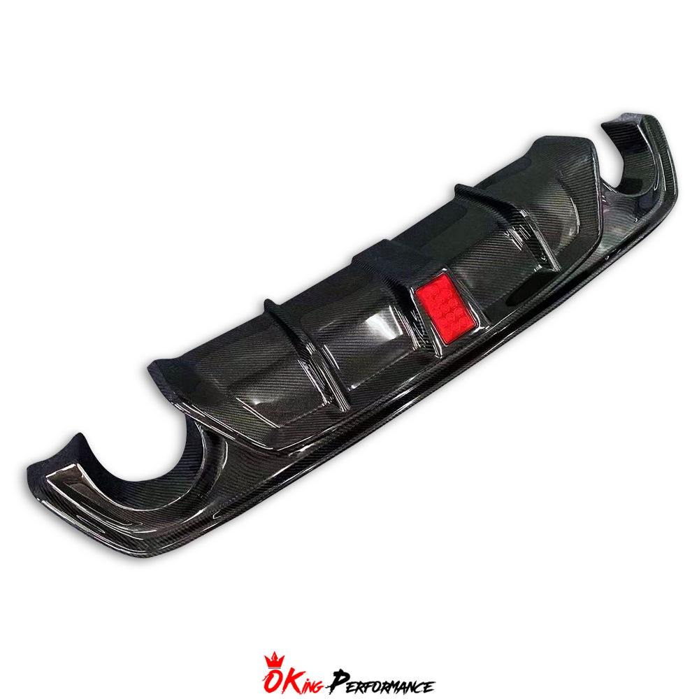 carbon fiber cfrp rear diffuser for infiniti q50 2013 2017 2018 2021