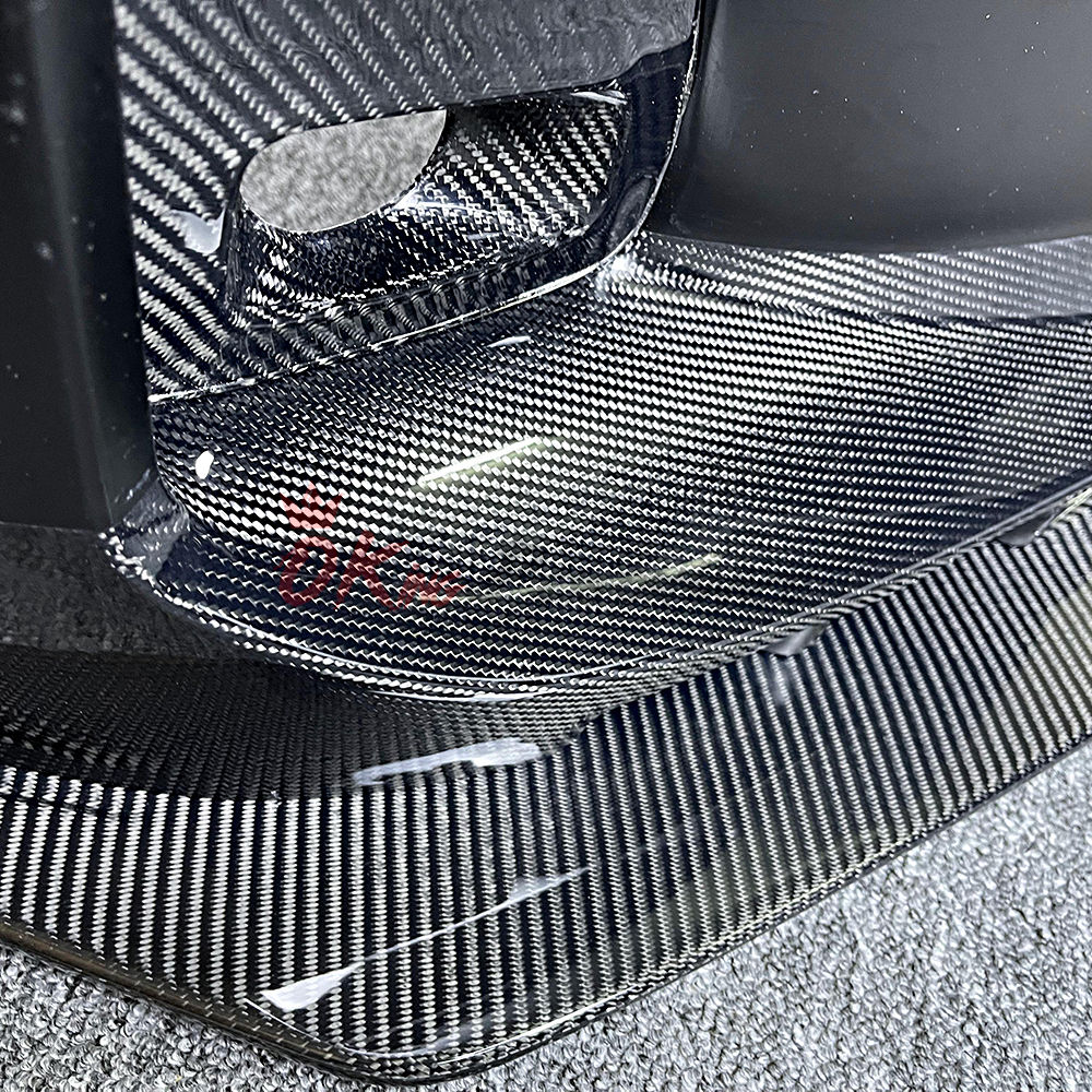 Liberty Walk Performance LB Style Half Carbon Fiber (CFRP) Front Bumper ...