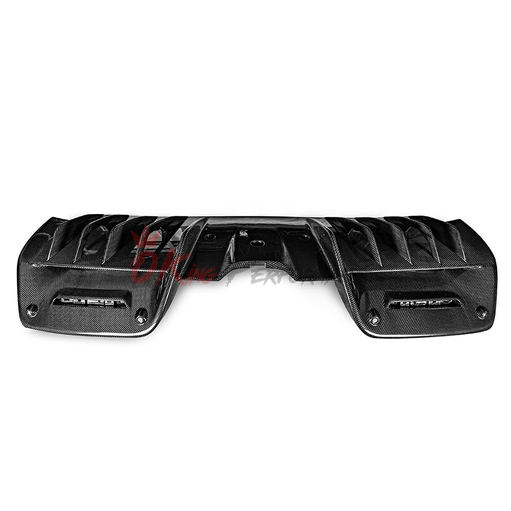 OEM Style Dry Carbon Fiber Rear Diffuser For Ferrari SF90 REAR SPLITTER LIP
