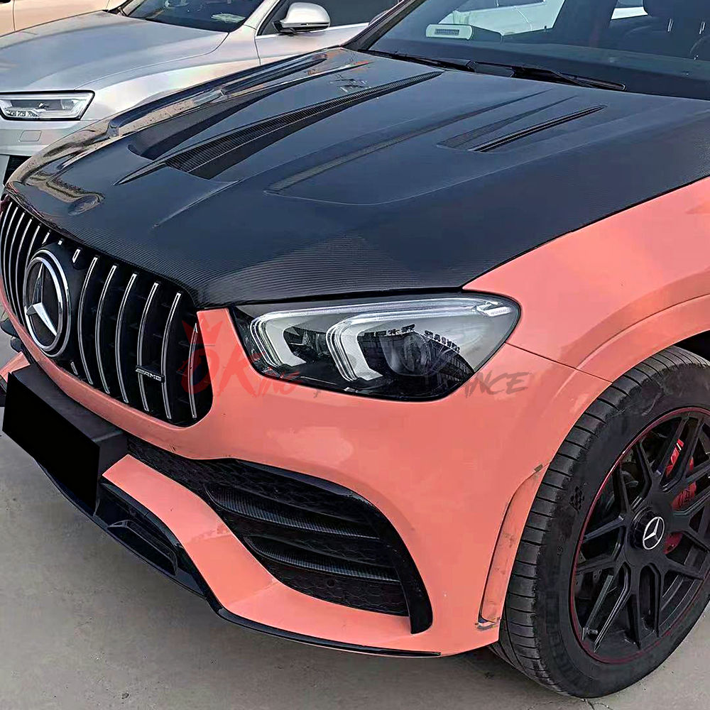 Carbon Fiber (CFRP) Engine Hood For Mercedes Benz GLE Class 53 63 AMG ...
