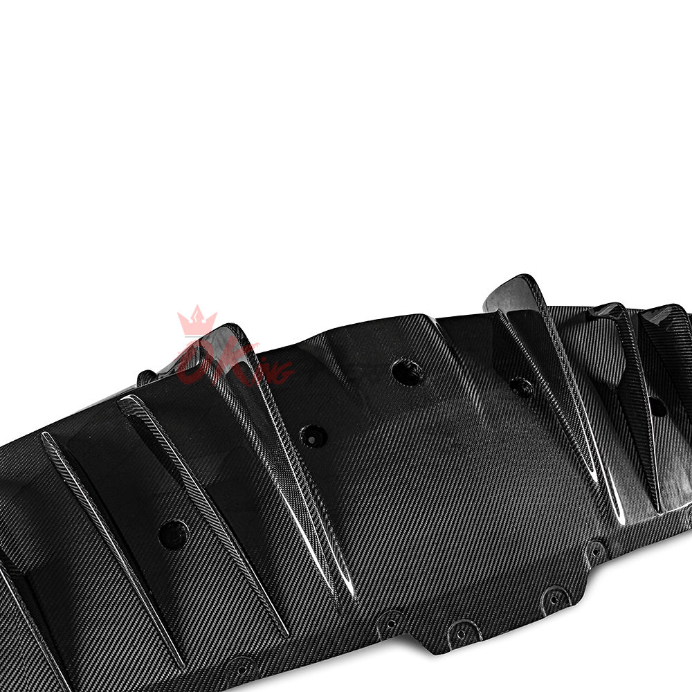 OEM Style Dry Carbon Fiber Rear Diffuser For Ferrari SF90 REAR SPLITTER LIP