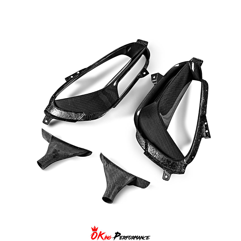 OEM Style Dry Carbon Fiber Side Vent Air Intake For Ferrari SF90 AIR ...